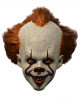 Pennywise IT Deluxe Maske mit Haaren Halloween & Horror Maske | Horror ...