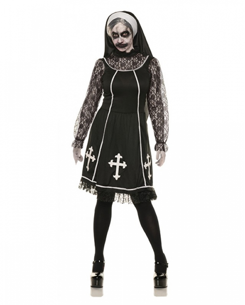 Teuflische Nonne Mary Damen Kostüm für Halloween | eBay