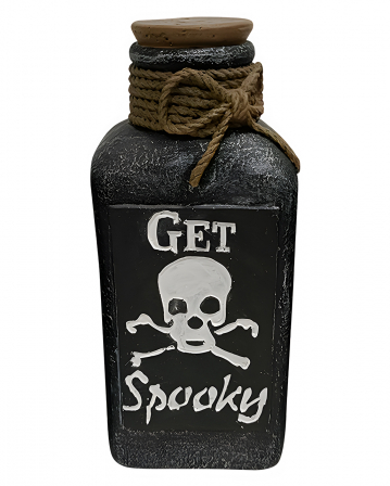Bat Tonic Deco Poison Bottle 15cm as Halloween decoration | Horror-Shop.com