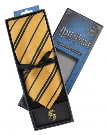 Hufflepuff Tie for Harry Potter fans | Horror-Shop.com