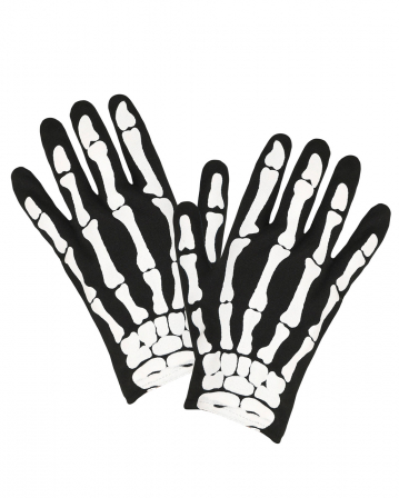 Skeleton Gloves for Halloween & Carnival buy | Horror-Shop.com