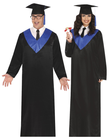 Academic Graduation Gown With Hat ★ | Horror-Shop.com