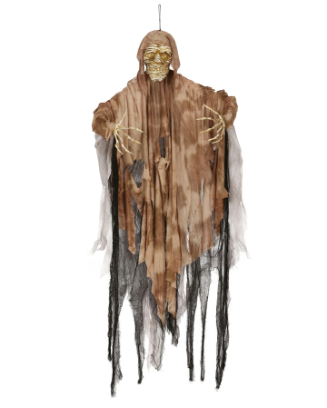 Antique Rag Mummy Hanging Figure With Light 150cm | Halloween ...