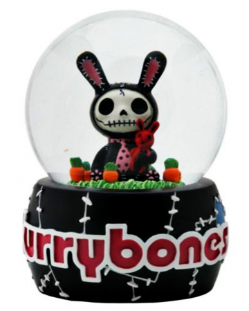 Black Bun Bun - Furrybones "Snow Globe" buy online | Horror-Shop.com