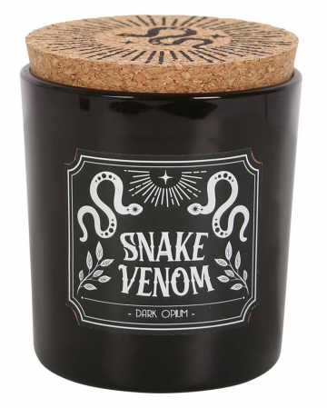 Dark Opium Snake Venom Gothic Scented Candle ★ | Horror-Shop.com