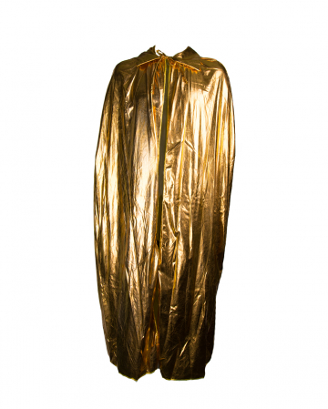 Noble Metallic Cape In Gold Order | Horror-Shop.com