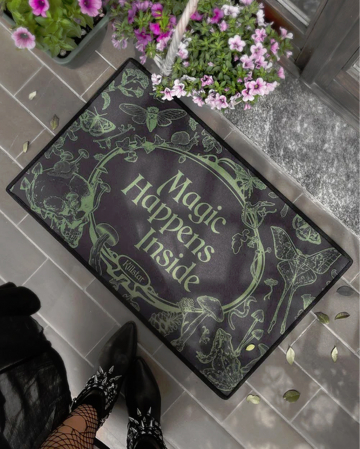 KILLSTAR Cottage Core Door Mat | Gothic door carpet | Horror-Shop.com