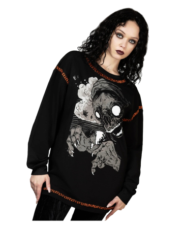 KILLSTAR Fatality Oversized Pullover | Order NOW! | Horror-Shop.com