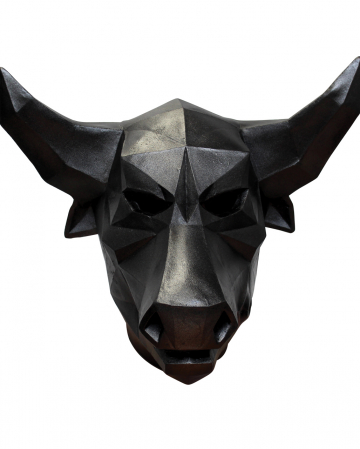 Low Poly Bull Mask | Order online NOW! | Horror-Shop.com