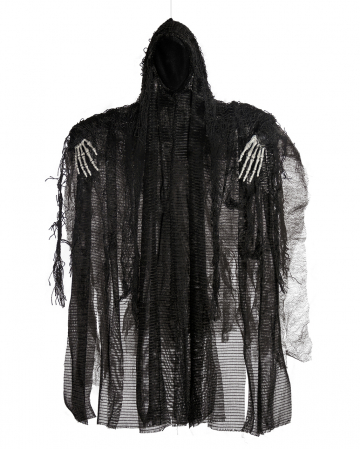 Black Faceless Ghost Hanging Figure 50cm ★ | Horror-Shop.com