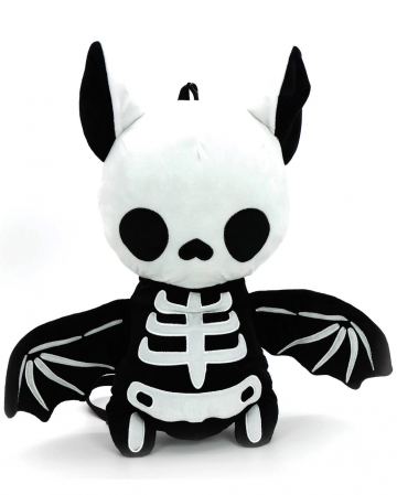 Skeleton Bat Plush Backpack for Halloween | Horror-Shop.com