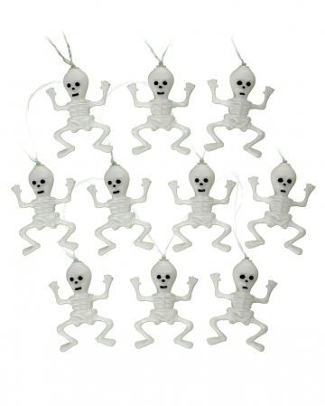 Skeleton Fairy Lights With 10 LEDs | Halloween decoration | Horror-Shop.com