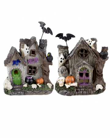 Spooky Haunted House With LED 17cm for Halloween | Horror-Shop.com