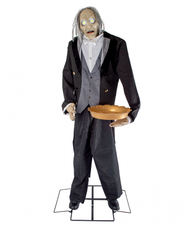 Talking Butler With Tray buy for 🎃 | Horror-Shop.com
