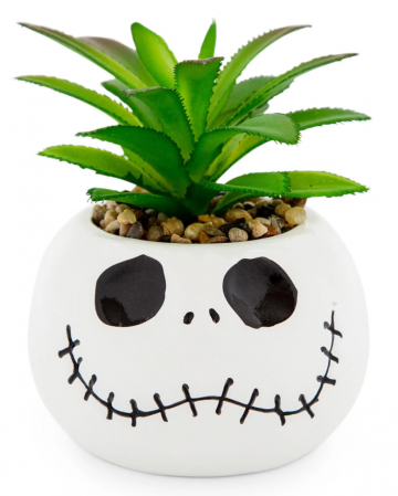 TNBC Jack Skellington Pot With Plant as Halloween decoration | Horror ...