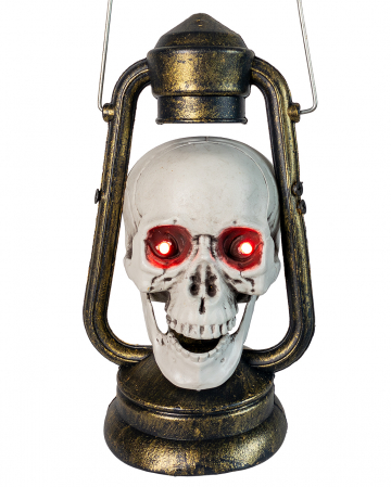 Skull Pit Lantern With LED 24cm for Halloween | Horror-Shop.com