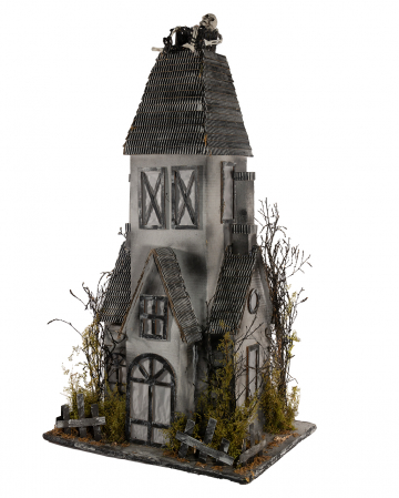 Weathered Ghost House With Lighting 95x53cm ★ | Horror-Shop.com