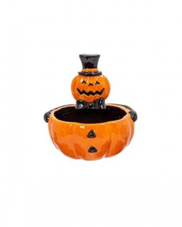 Vintage Halloween Pumpkin Candy Bowl | Horror-Shop.com