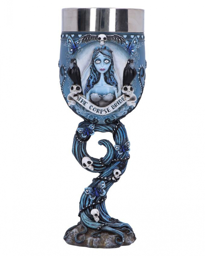 Corpse Bride Emily Goblet 20.6cm | Store online NOW! | Horror-Shop.com