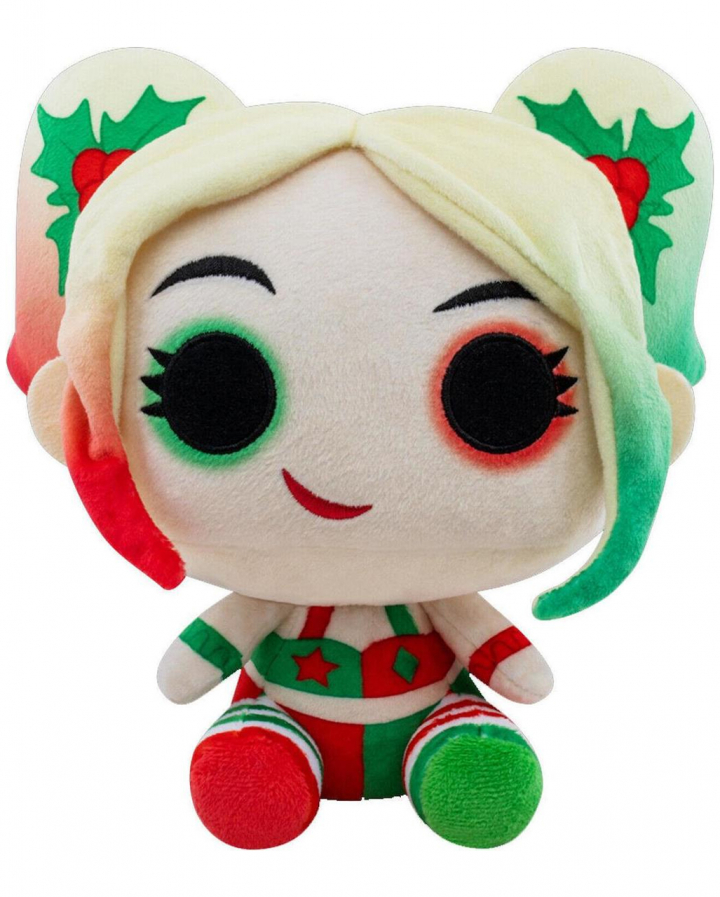 DC Super Heroes Holiday Harley Quinn Funko POP! Plushie ★ | Horror-Shop.com