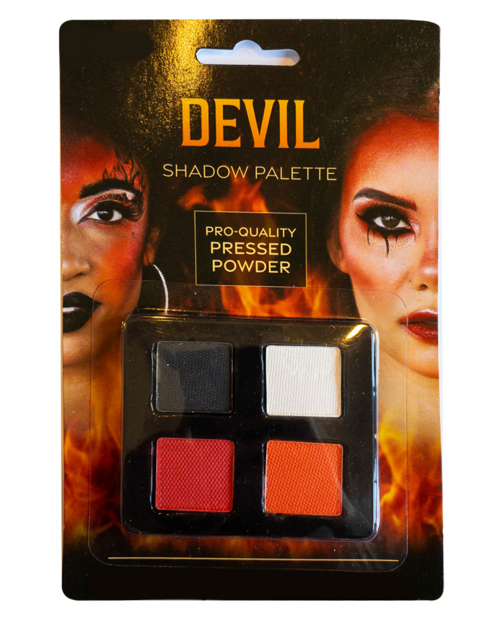 Devil Make-Up Powder Palette | Halloween makeup | Horror-Shop.com