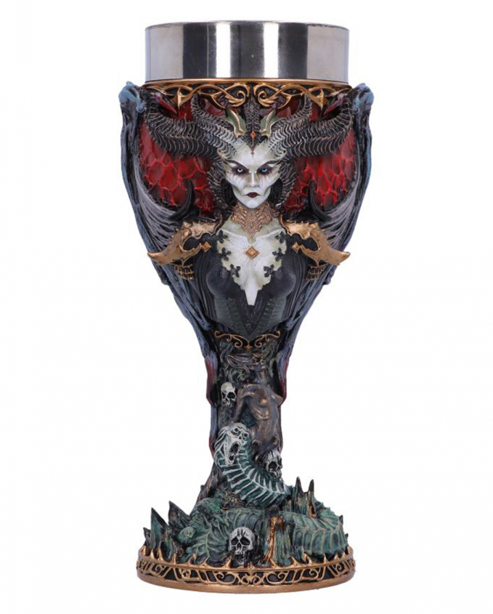 Diablo IV Lilith Kelch 19,5cm HIER Bestellen | Horror-Shop.com
