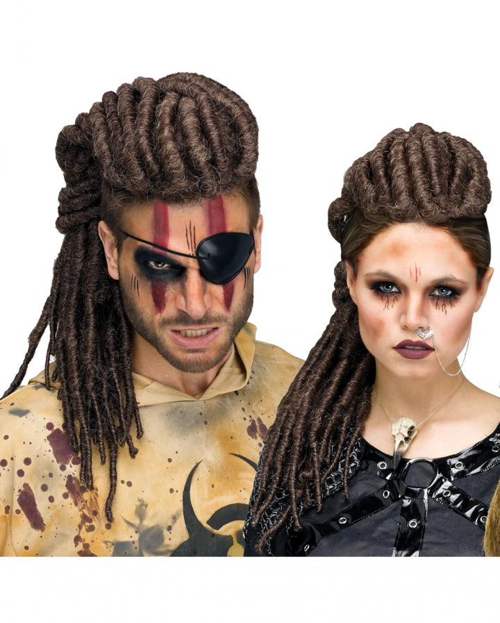 Dreadlock Mohawk Hair Clip | Carnival hairstyle her & him | Horror-Shop.com