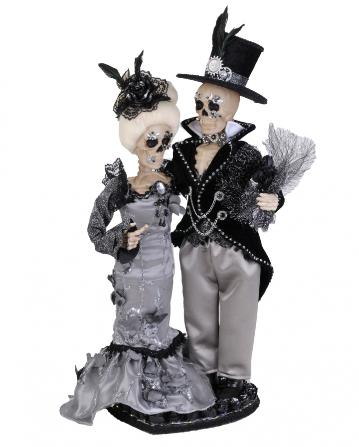 Exquisite Skeleton Wedding Couple 60cm order 💀 | Horror-Shop.com