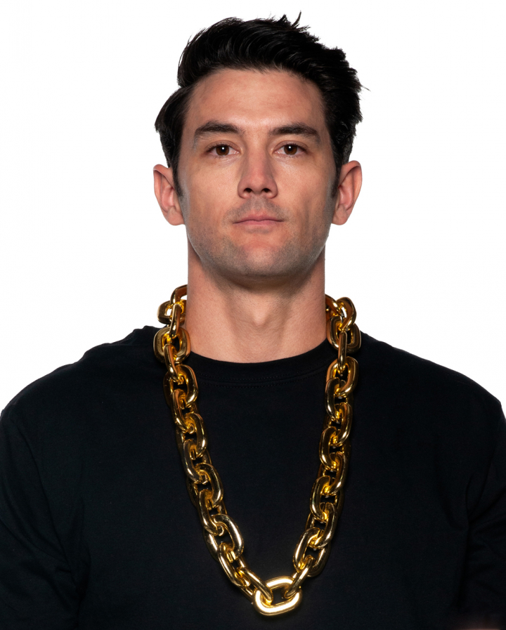 Fat Bling Bling Gold Chain | Pimp chain | Horror-Shop.com