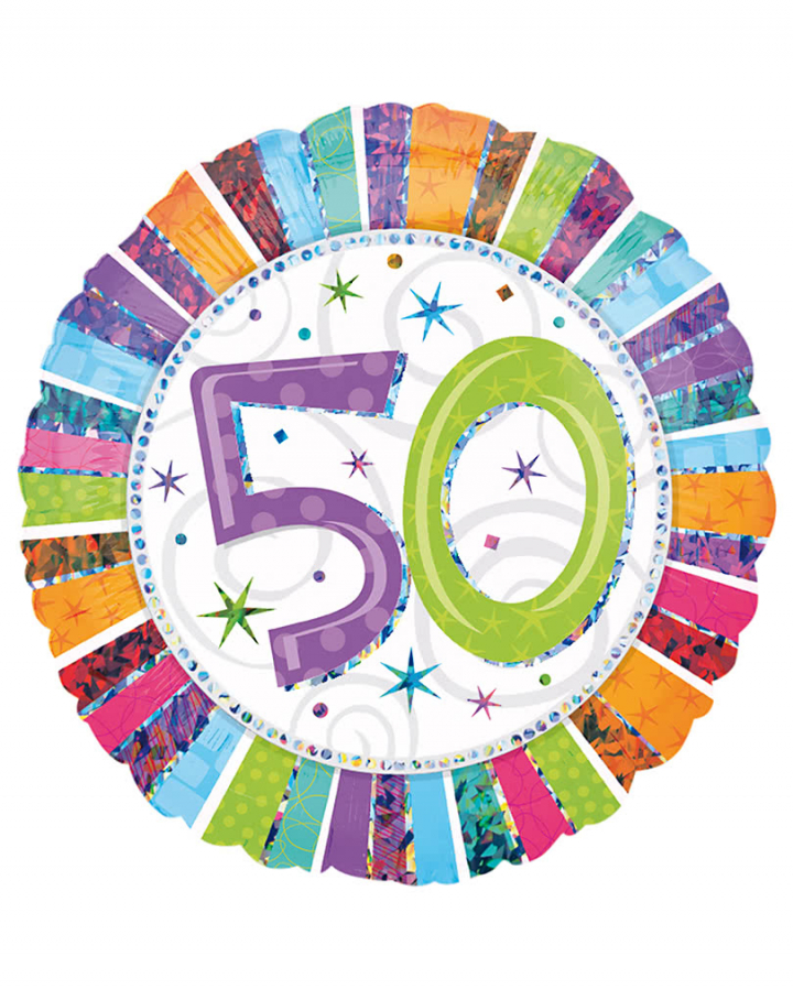 Folienballon Radiant 50 Heliumballons kaufen | Horror-Shop.com