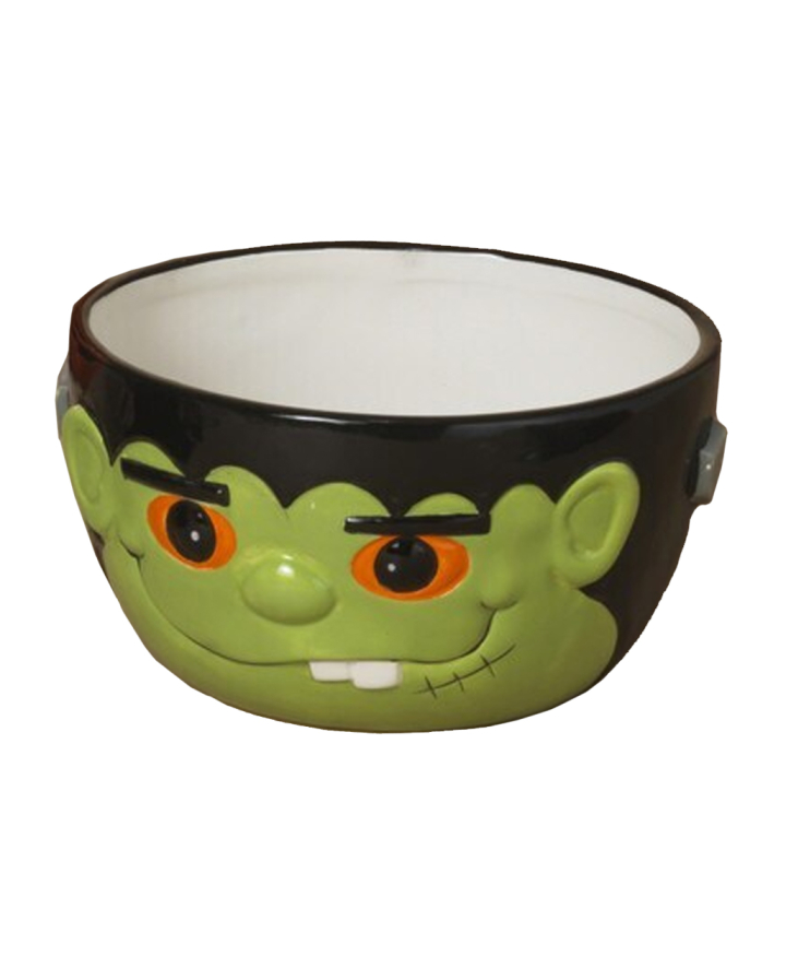 Frankenstein Bowl 16cm as a trick or treat bowl | Horror-Shop.com