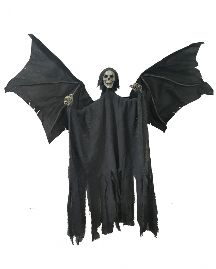 Grey Grim Reaper With Wings 90cm order | Horror-Shop.com