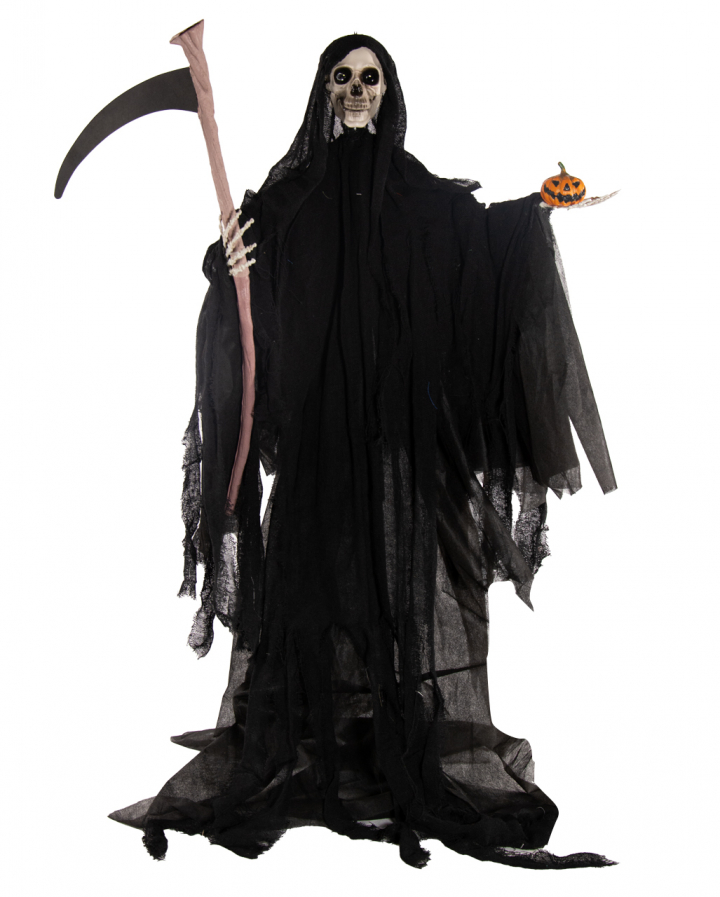 Grim Reaper Stand Figure With Scythe, Light & Sound ★ | Horror-Shop.com