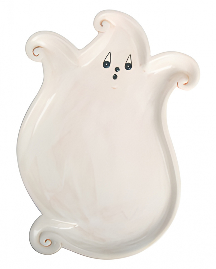 Johanna Parker Ghost Plate 42cm | Halloween Homeware | Horror-Shop.com