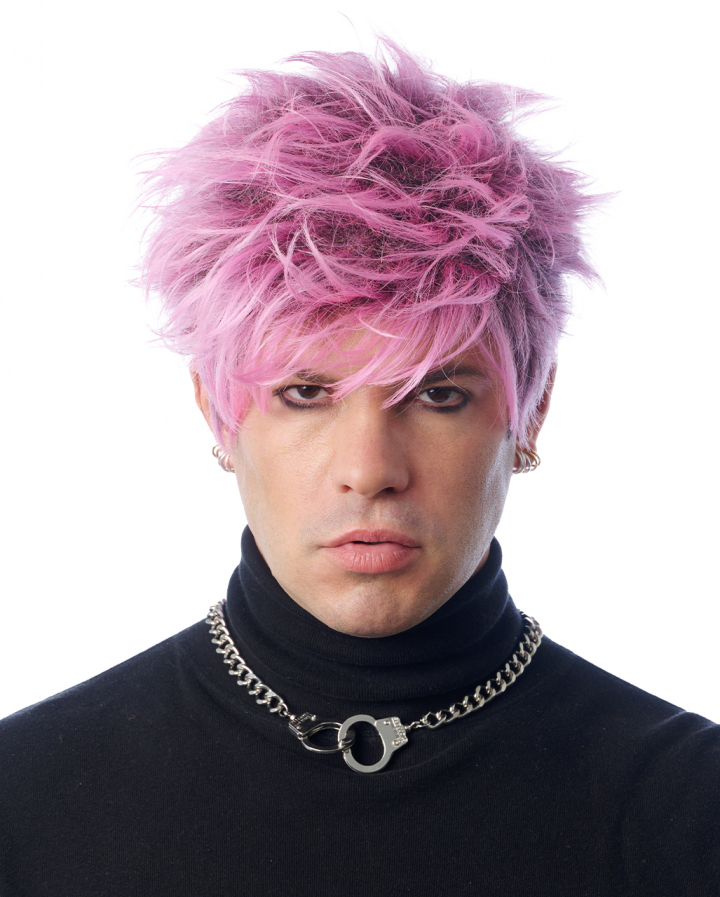 Pink Rocker Wig | Costume Accessories | Horror-Shop.com