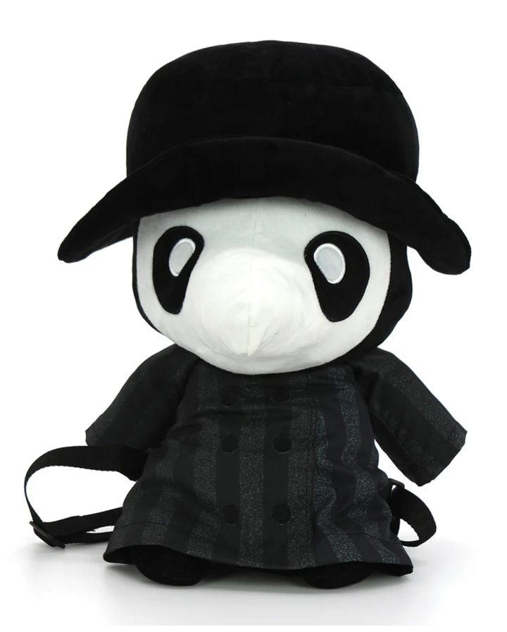 Plague Doctor Plush Backpack Gothic gifts | Horror-Shop.com