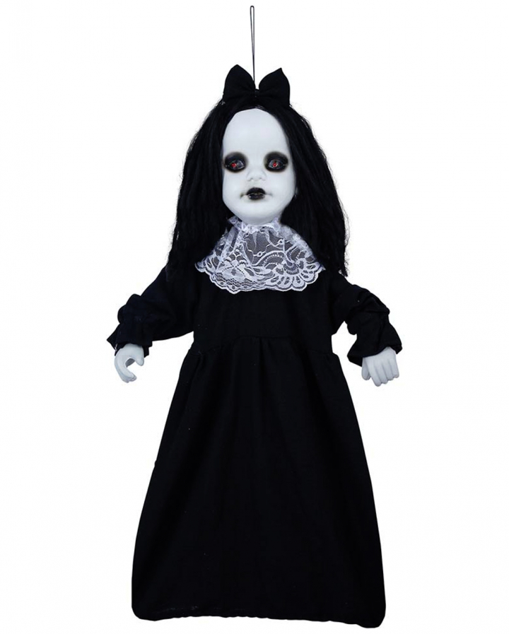 Black Horror Doll With Light 75cm | Halloween decoration | Horror-Shop.com