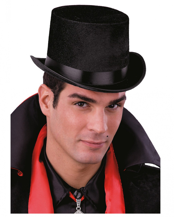 Black Top Hat for carnival & halloween | Horror-Shop.com
