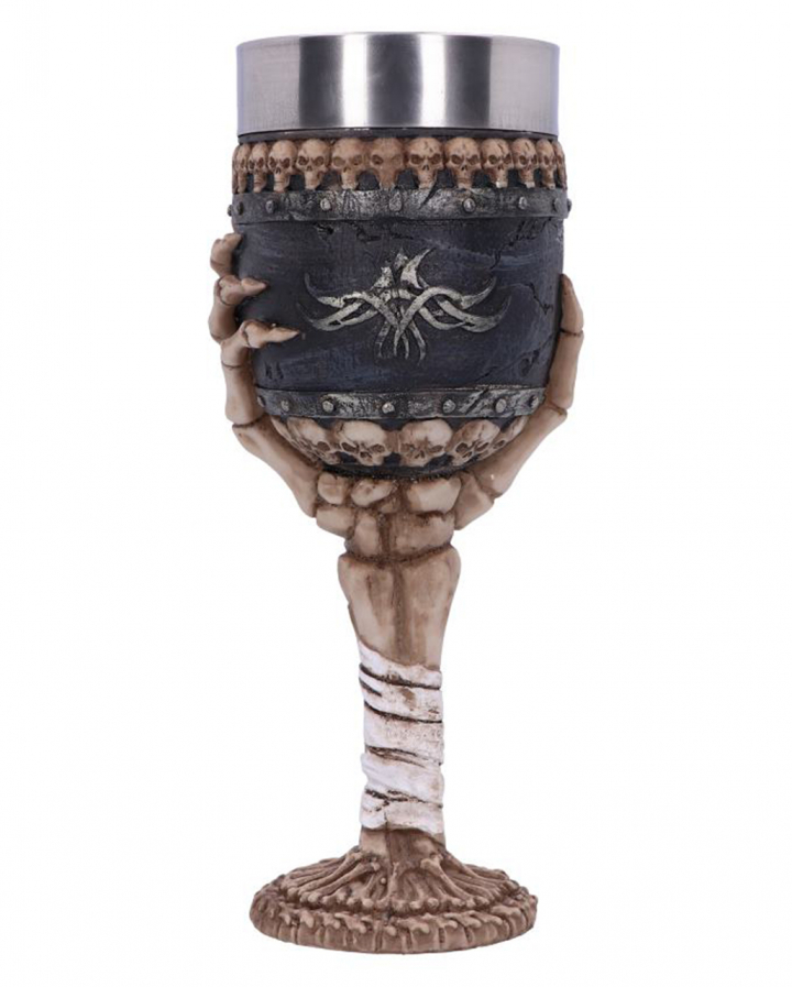 Skeleton Hand Goblet "Bitter Taste" 19cm order | Horror-Shop.com