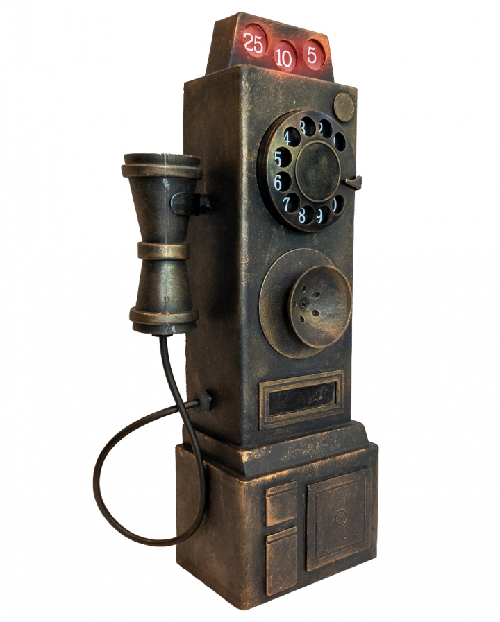 Spooky Halloween Telefon mit Licht & Sound als Deko | Horror-Shop.com