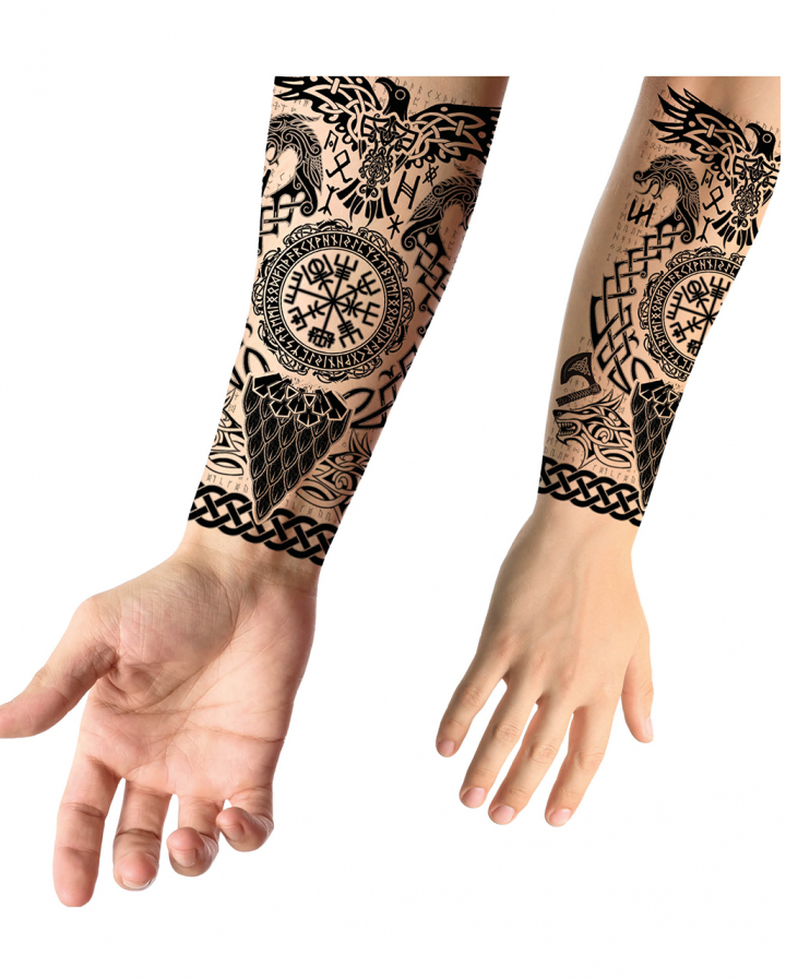 Temporary Viking Tattoo To Stick On for the forearm | Horror-Shop.com