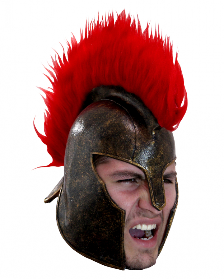 Trojaner Helm aus Latex | Gladiatoren Helm | Horror-Shop.com