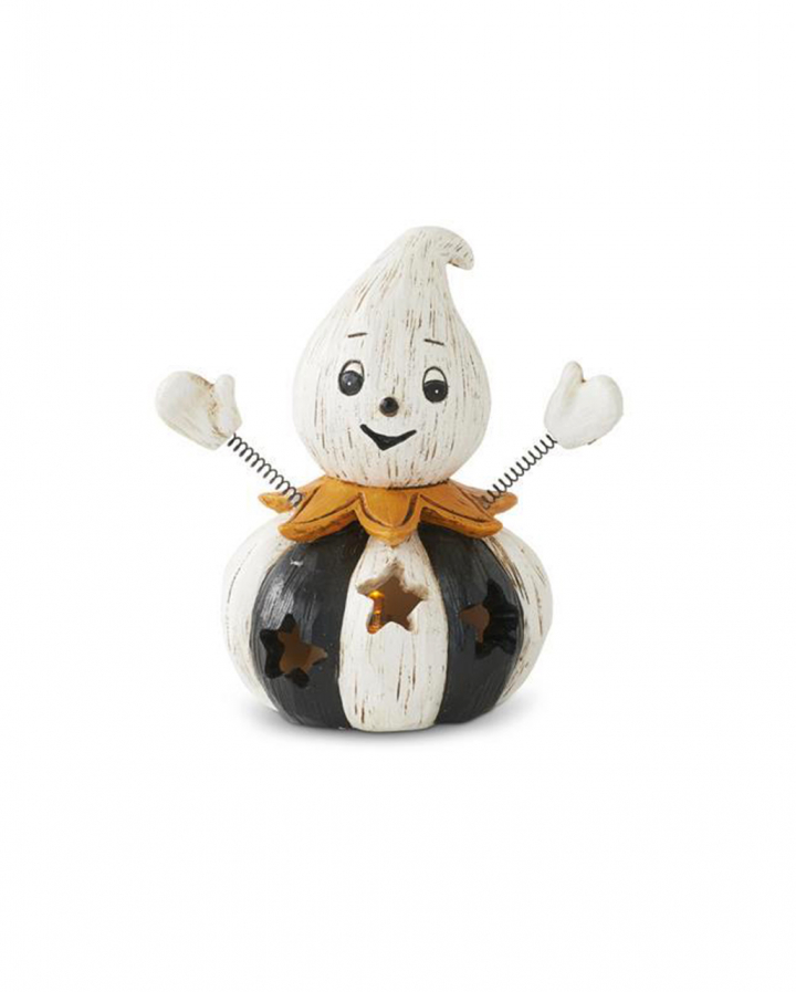 Vintage Halloween Pumpkin Geist LED Figur 10cm kaufen | Horror-Shop.com