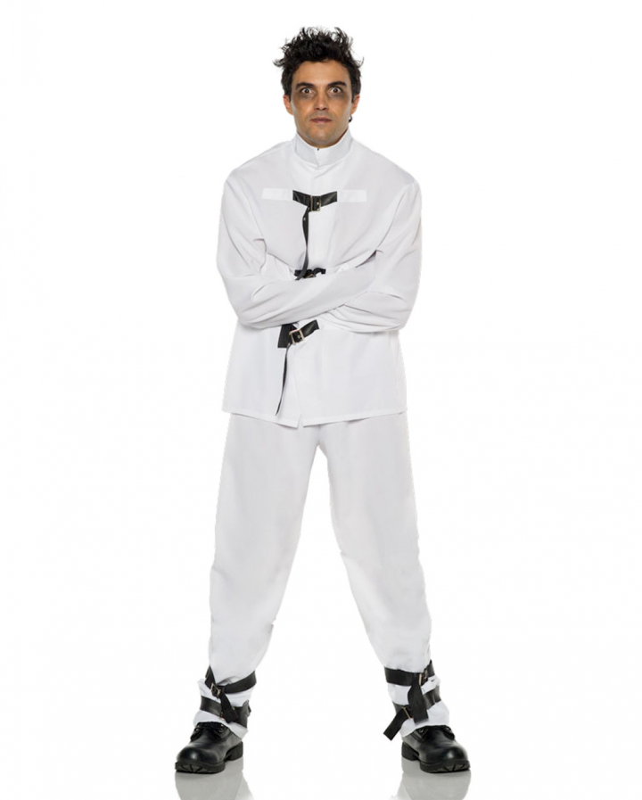 Straitjacket Men Costume With Buckles for Halloween | Horror-Shop.com