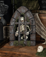 Skeleton In Prison Animatronic 31cm ★ | Horror-Shop.com
