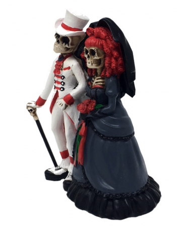 Skeleton Wedding Couple "Love Never Dies" 34 Cm order 💀 | Horror-Shop.com