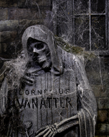 Cobweb Spray as a decorative special effect | Horror-Shop.com