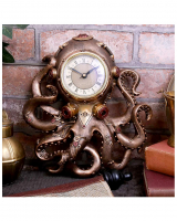 Octoclock Steampunk Octopus Wall Clock ★ | Horror-Shop.com