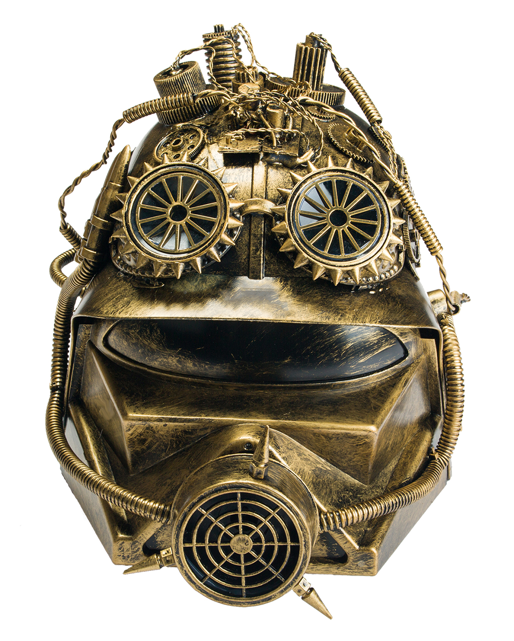 Alien Steampunk Helm mit Gasmaske als Kostümzubehör | Horror-Shop.com