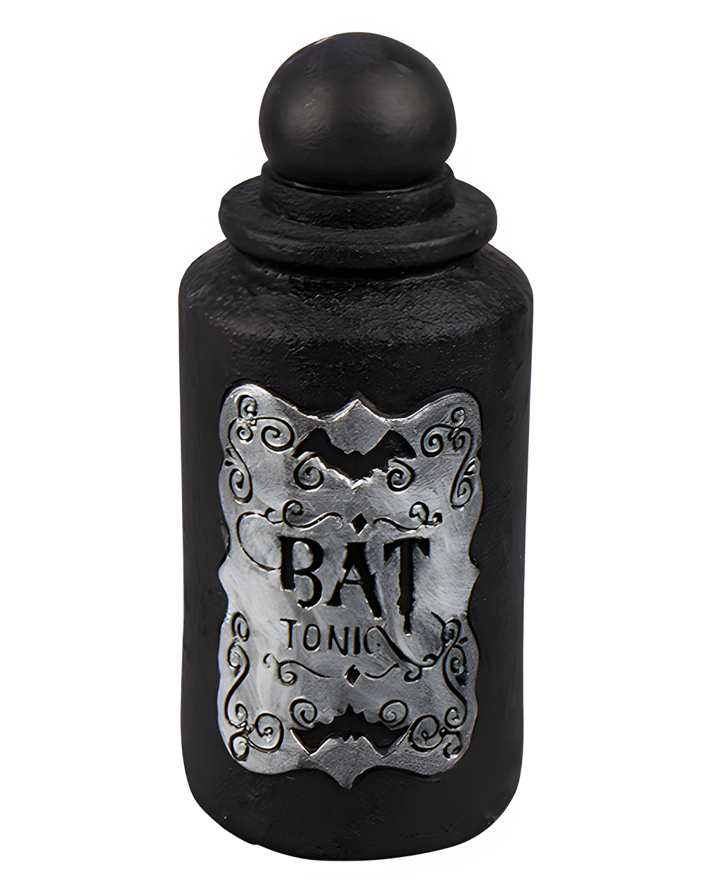 Bat Tonic Deco Poison Bottle 15cm as Halloween decoration | Horror-Shop.com